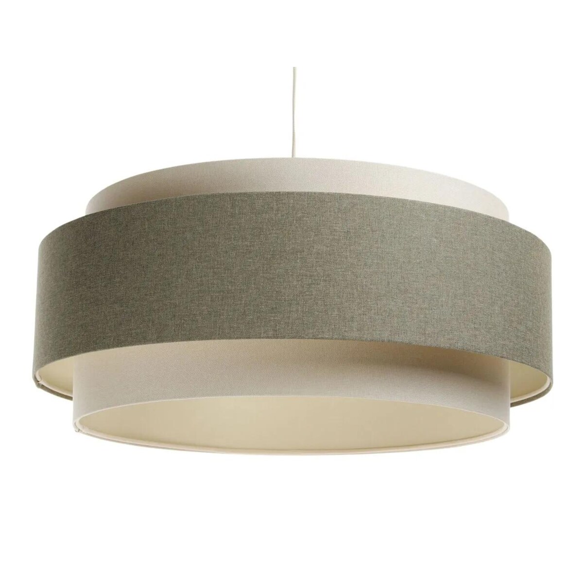 Lampa wisząca ERUTAN DUDU kremowa/zielona | home&you