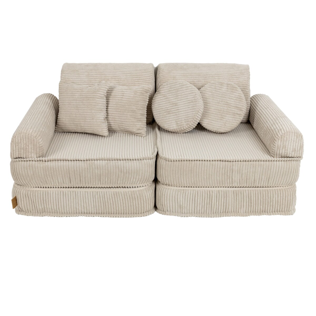 MeowBaby Pocket Sofa Plus, Aesthetic, Ecru | home&you