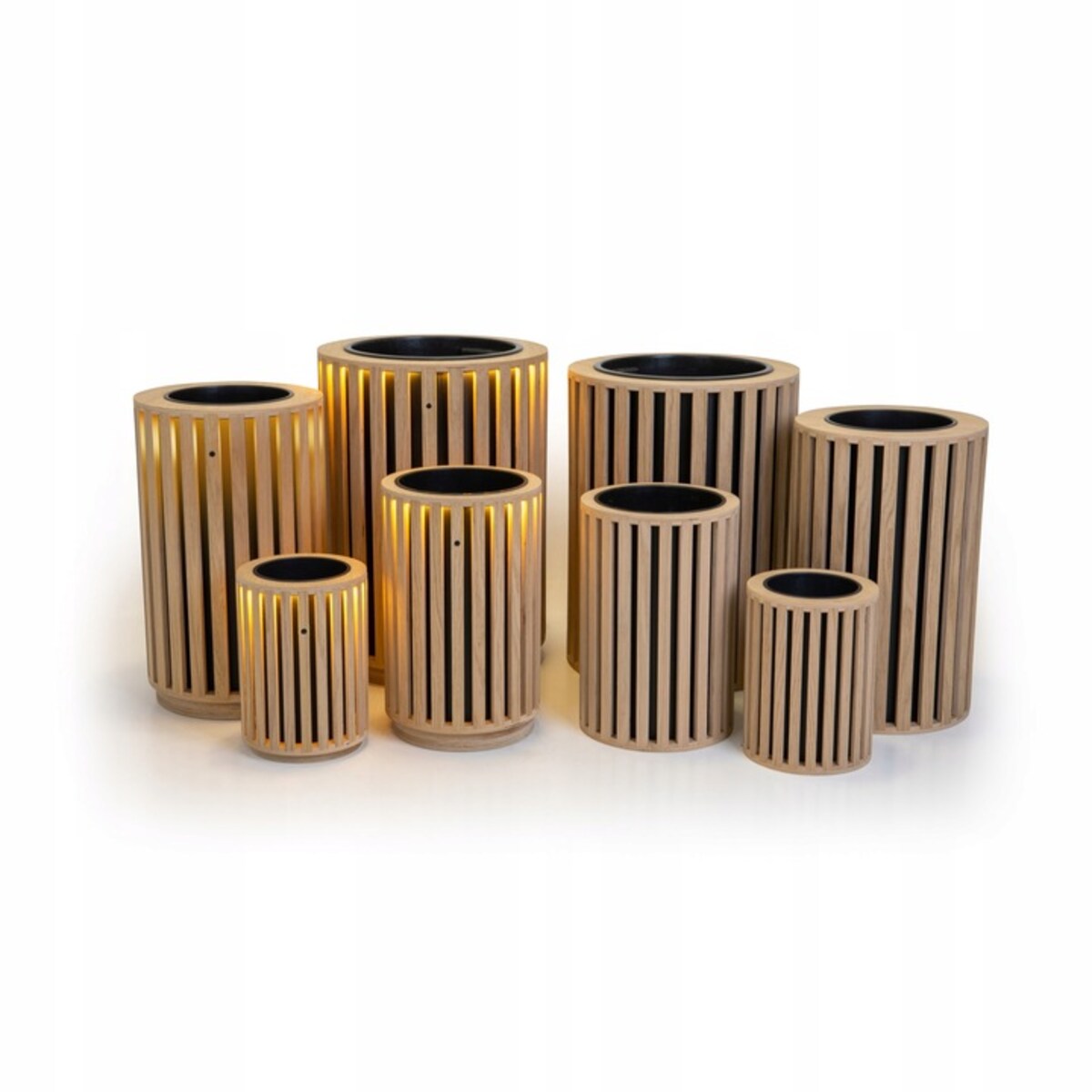 Dębowa donica z lameli DO1 30 x 70 | home&you