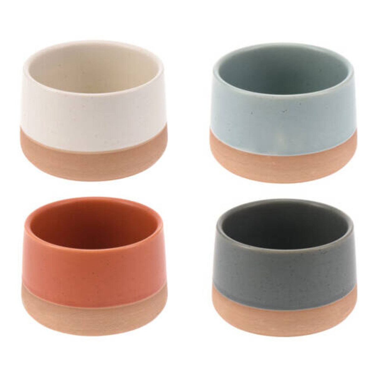 Zestaw miseczek ceramicznych w różnych kolorach | home&you