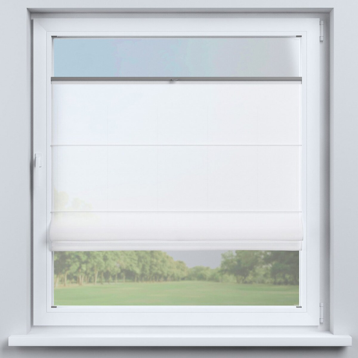 Roleta plisowana rzymska Sycylia, ecru natural look, Woale i firany ...