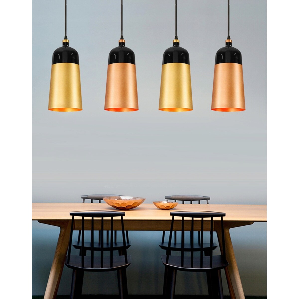 Lampa Wisząca Loft Fox Loft Metal Industrial Złota | home&you