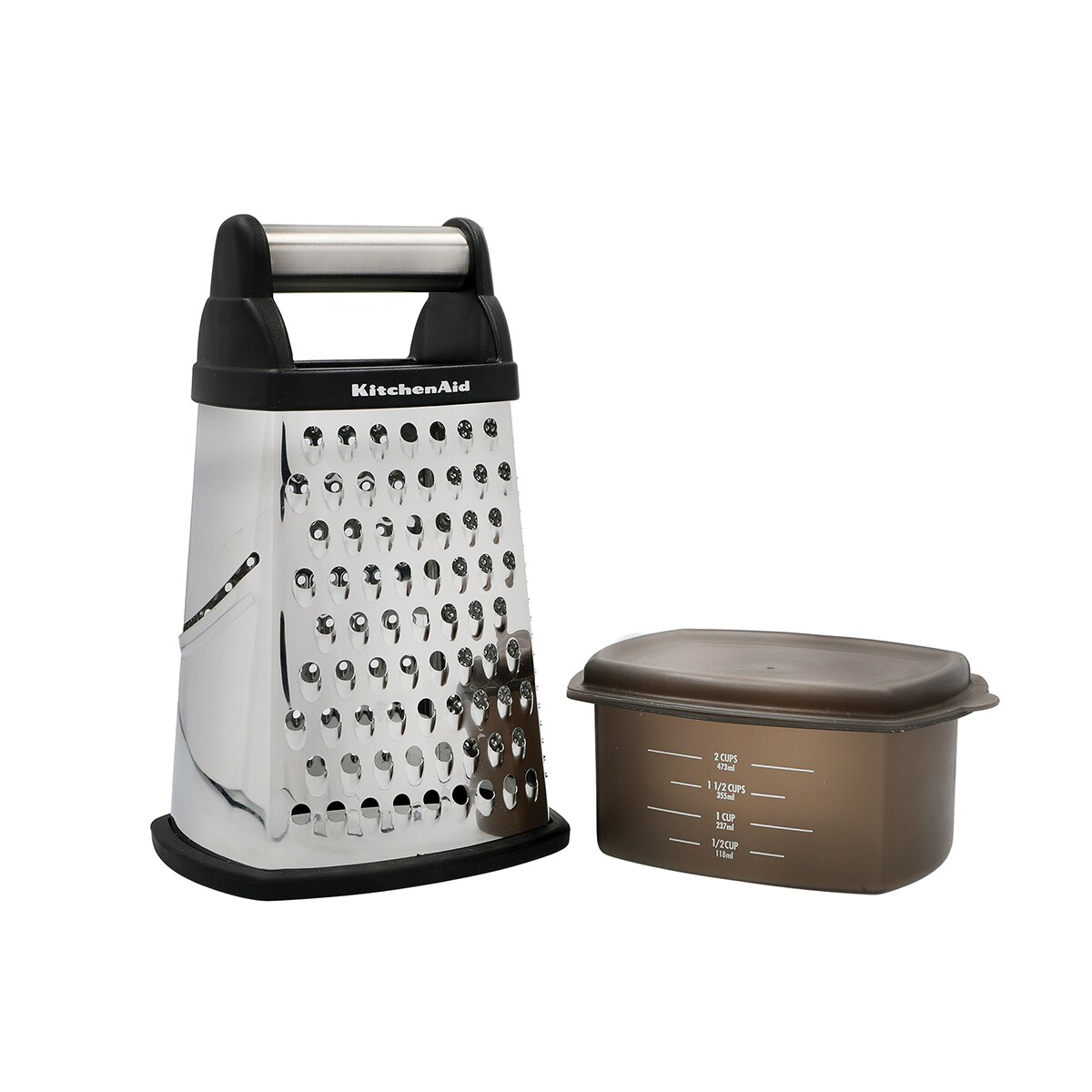 KitchenAid tarka z zamykanym pojemnikiem Box Grater Onyx Black | home&you