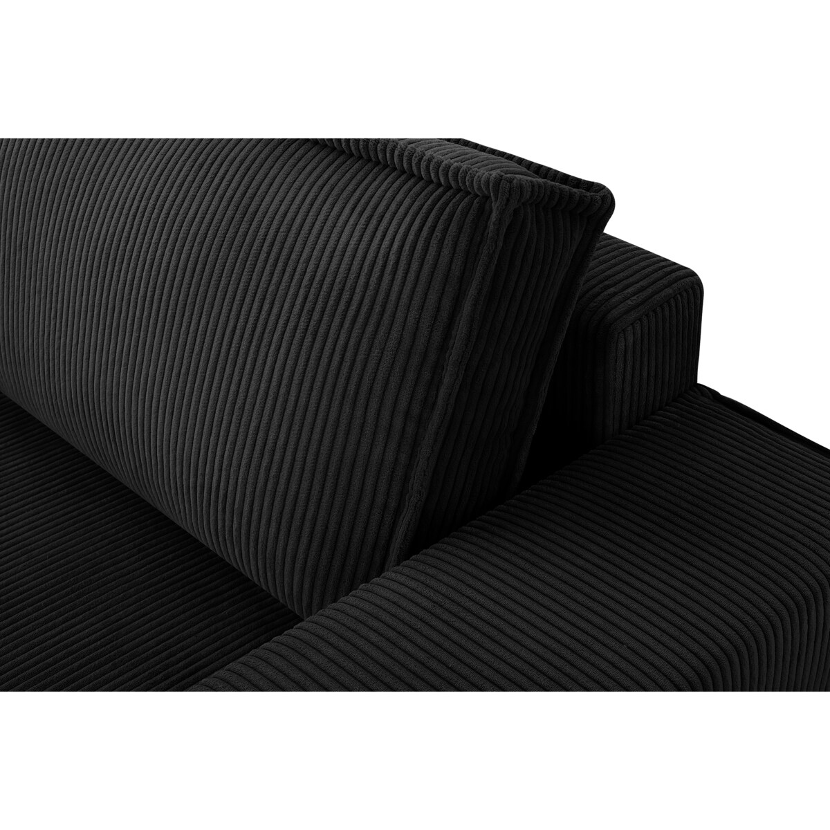KONSIMO NAPI Sofa 3-osobowa z czarnym pojemnikiem na łóżko