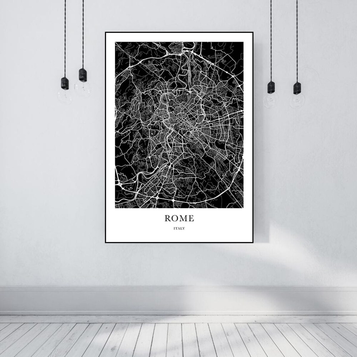 plakat rome mapa - rzym 30x40 cm | home&you