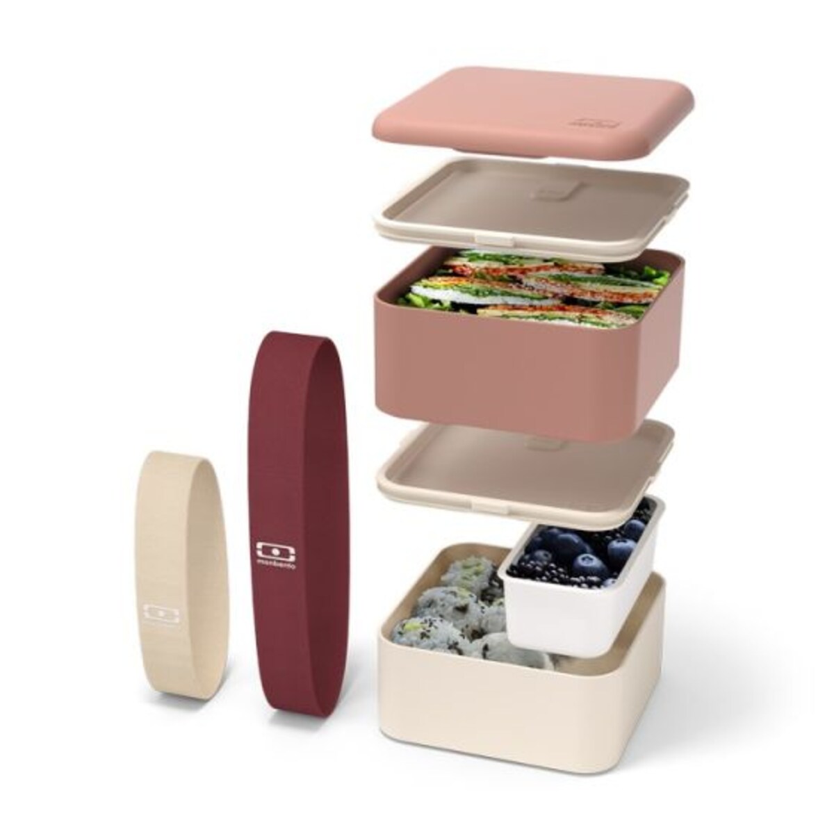 Lunchbox Bento Square pink Moka Monbento | home&you