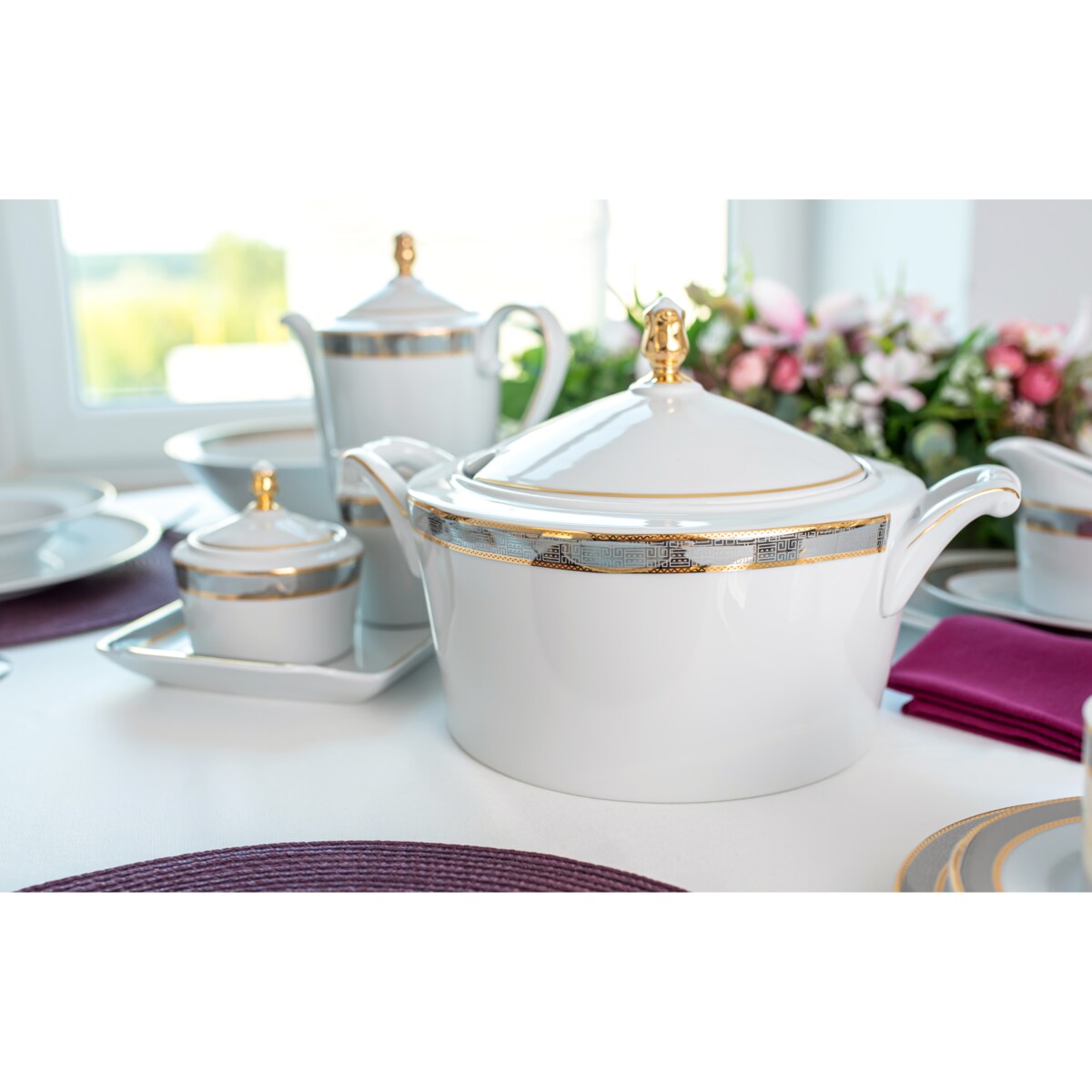 Serwis obiadowy dla 6 osób 25 el. Jenny Azteca G626 | home&you