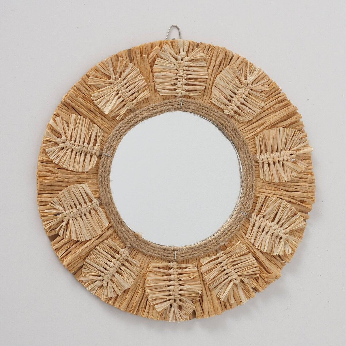 Zestaw 3 luster okrągłych boho CHTISTOS | home&you