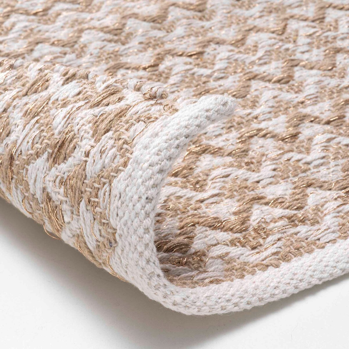 Dywanik boho beżowy BELEM, 60 x 90 cm | home&you