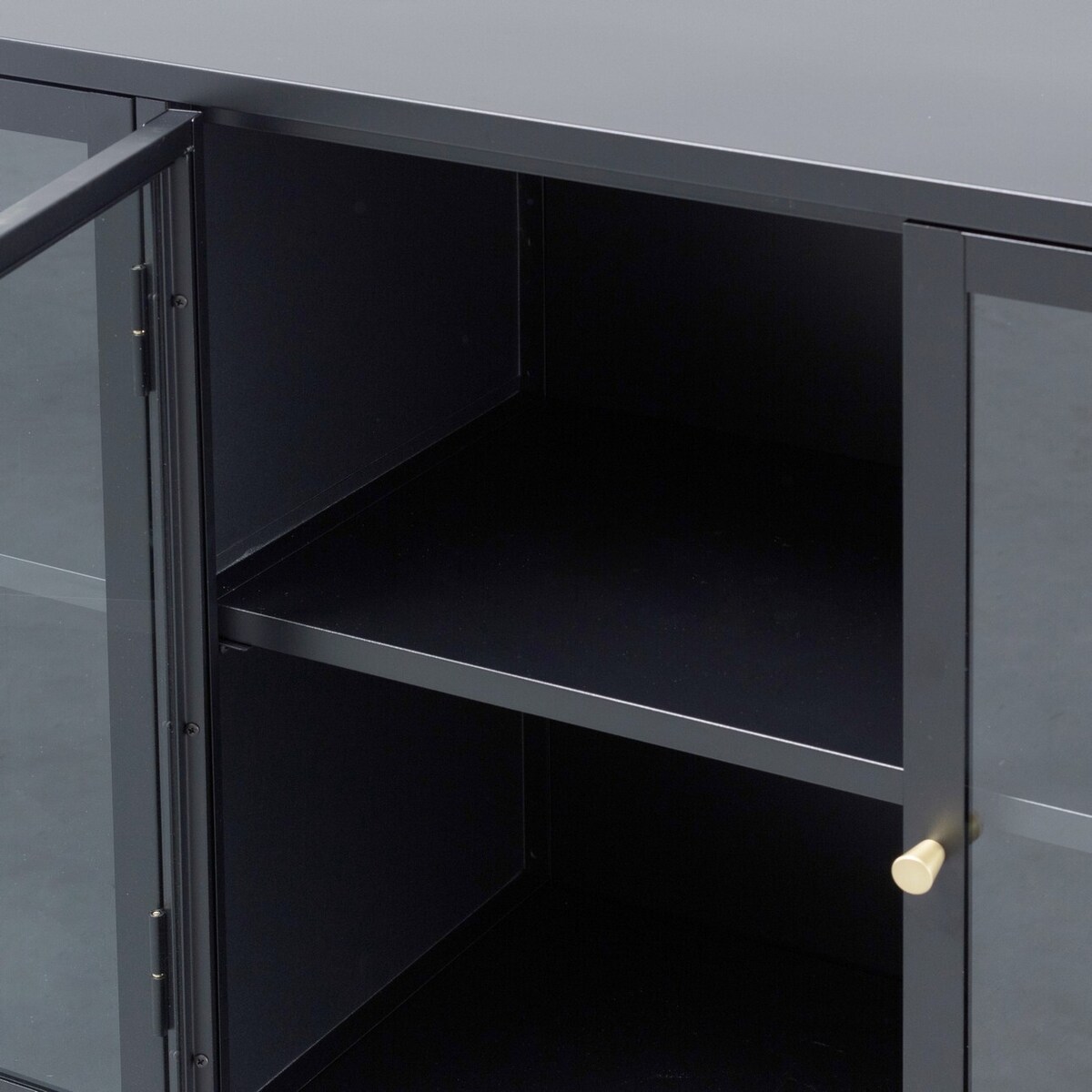 Komoda Xappa black, 170,5 x 40,5 x 85 cm | home&you