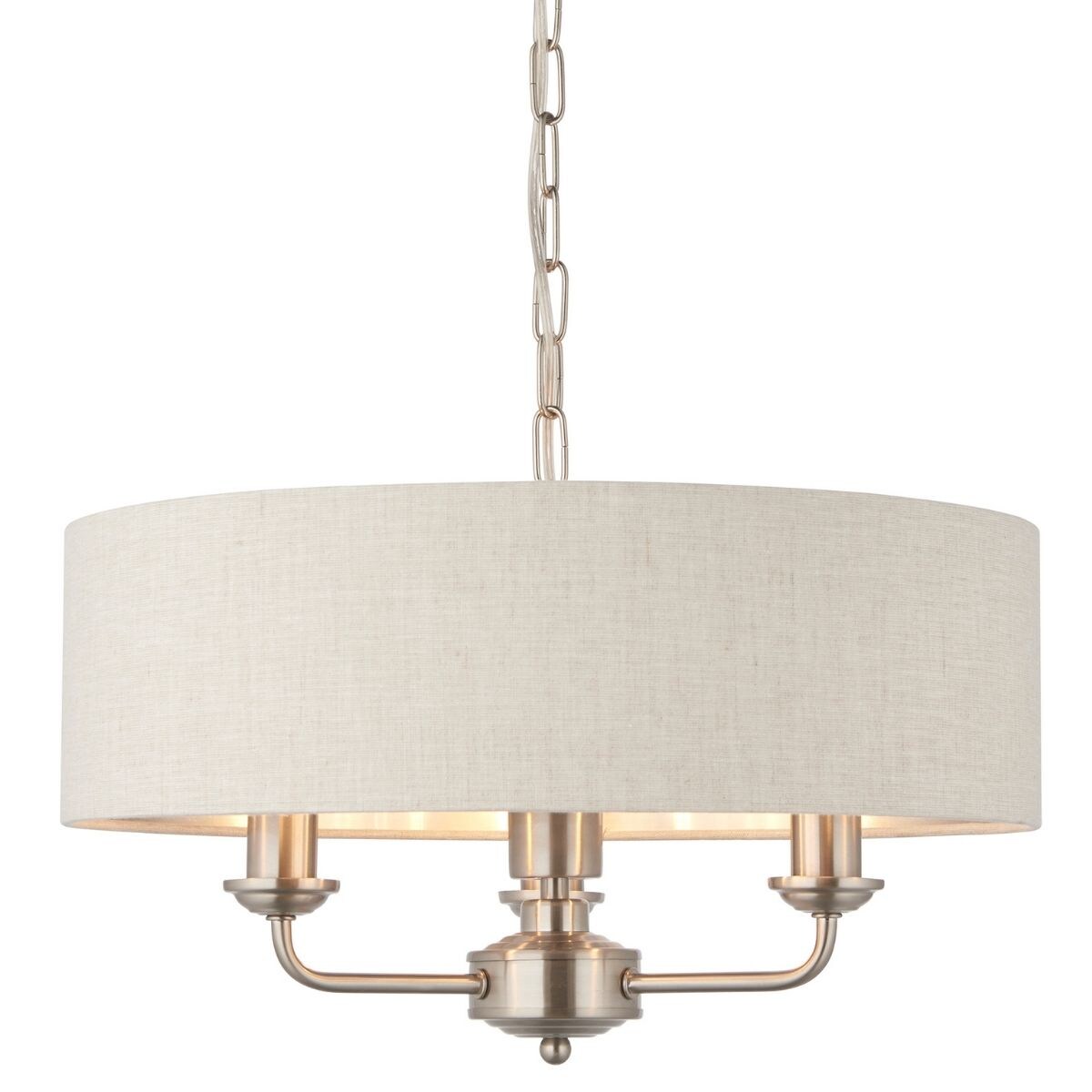 Żyrandol na łańcuchu Highclere 94361 Endon do jadalni chrom | home&you