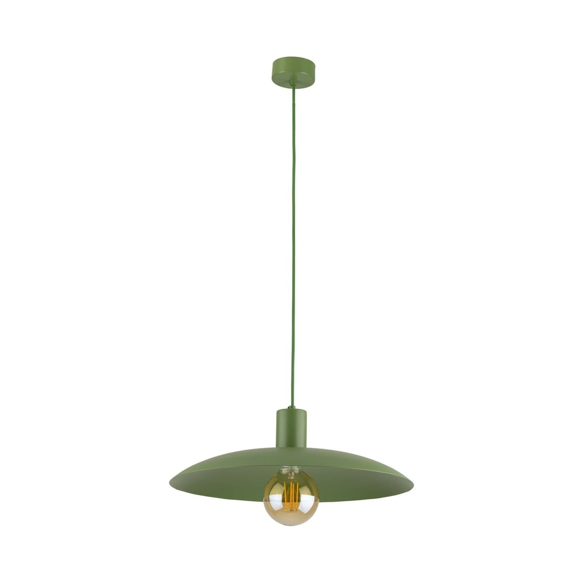 Lampa wisząca zielona ASTRA PEAPOD 10713 TK Lighting E27 metalowa ...