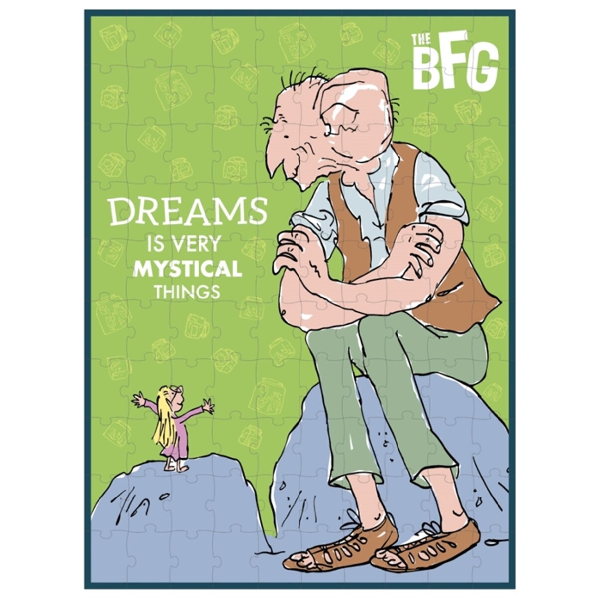 Petit Collage Puzzle Roald Dahl BFG Bardzo Fajny Gigant | home&you