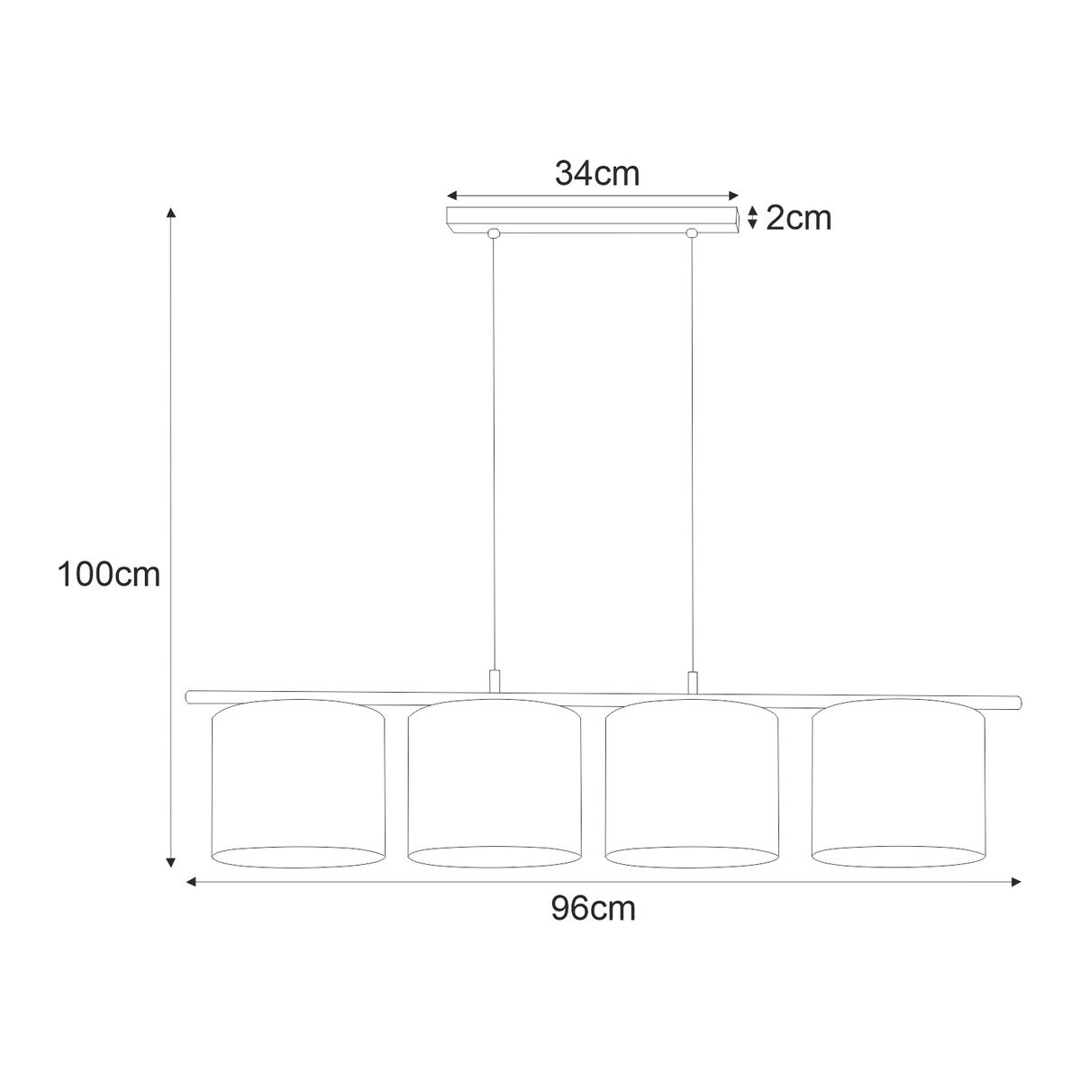 Lampa wisząca K-4327 z serii AURO | home&you