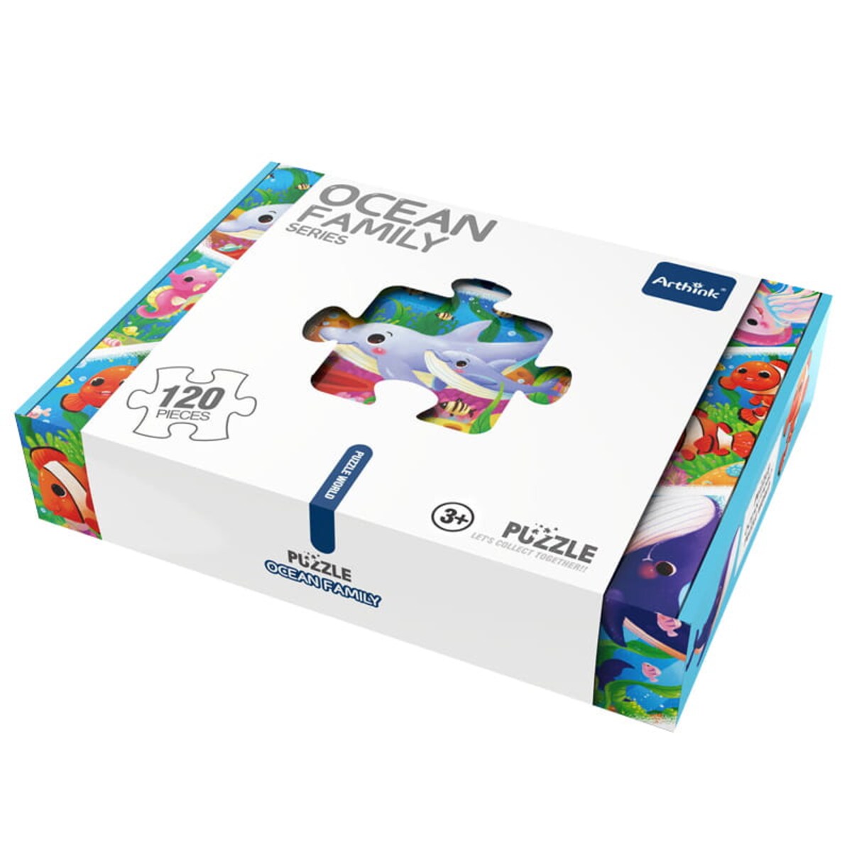 Puzzle edukacyjne - OCEAN - 120 el. | home&you