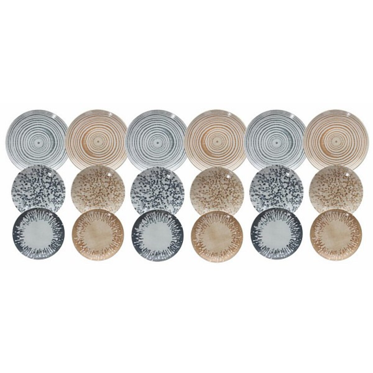 GOBLIN GRIGIO & BEIGE KOMPLET 18 SZT. MADE IN ITALY | home&you