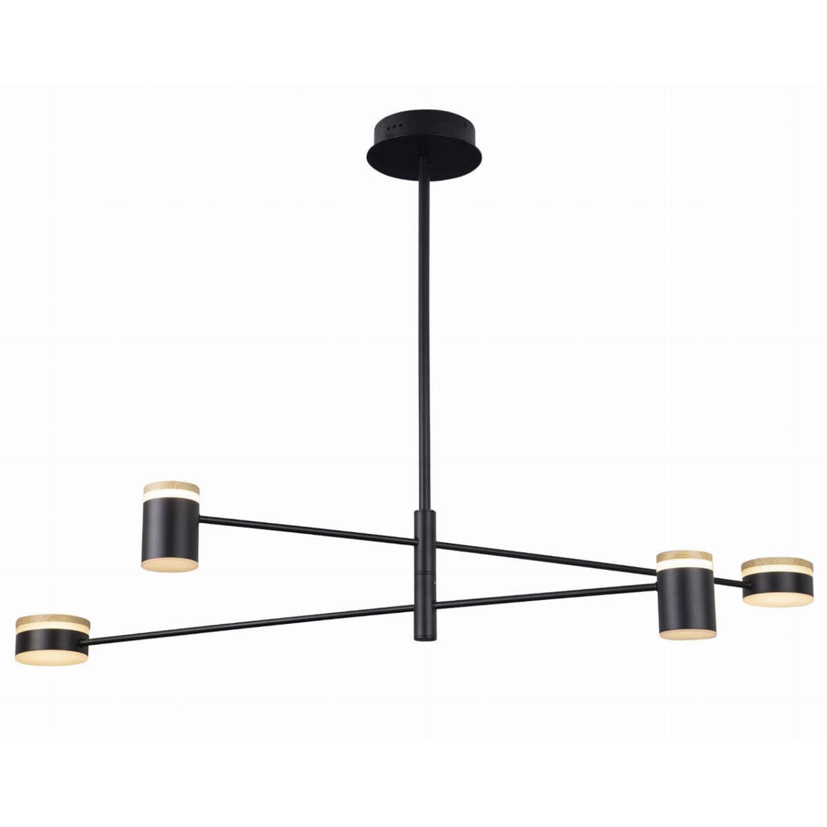 Sufitowa lampa loft PUMA P0406 Maxlight LED 7W 3000K metal drewno ...