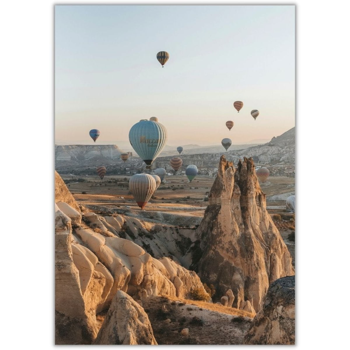 plakat kolorowe balony kapadocja turcja 50x70 cm | home&you