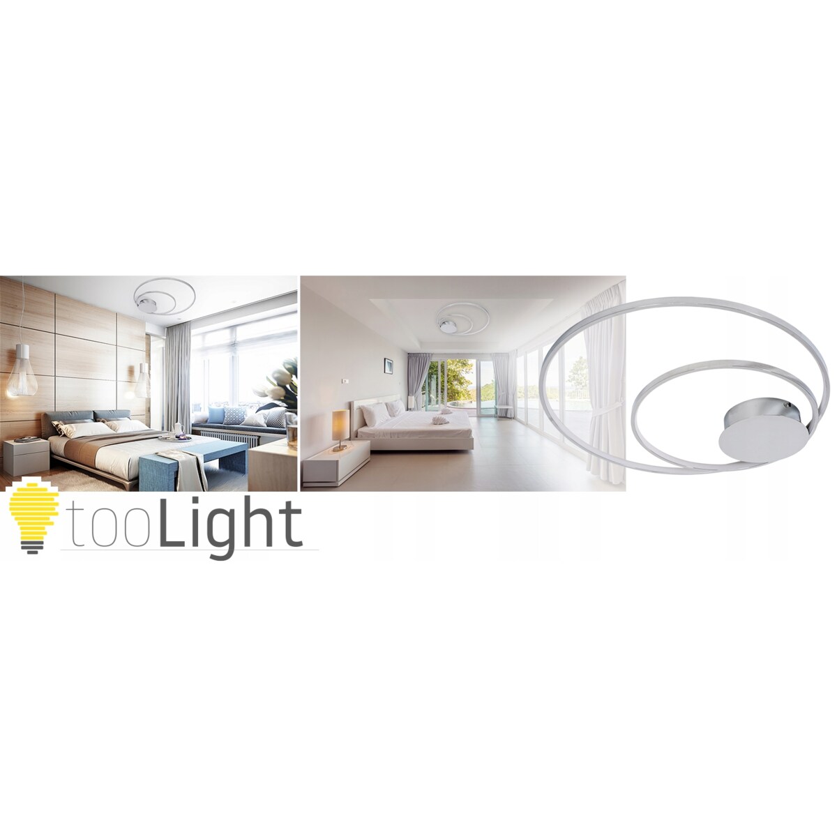 Lampa Sufitowa Plafon Led Chrom Pilot Okrągła | home&you