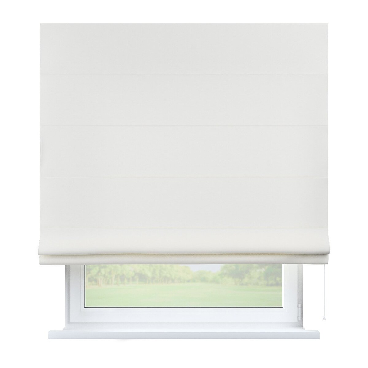 Roleta rzymska Capri, biały, Cotton Panama | home&you