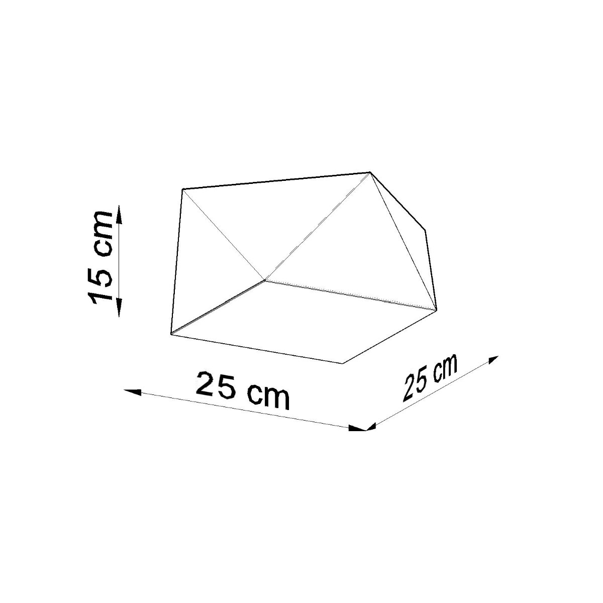 Plafon HEXA 25 cekin | home&you