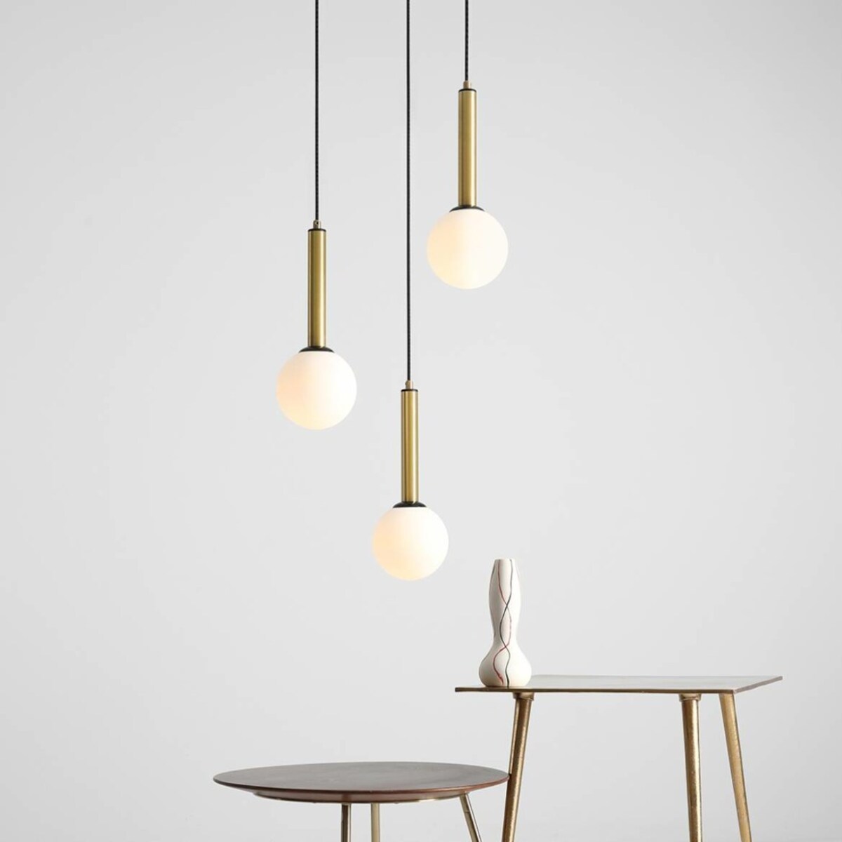 Kaskada lampa wisząca RINN 1098E_1 Aldex modernistyczny zwis szklany ...