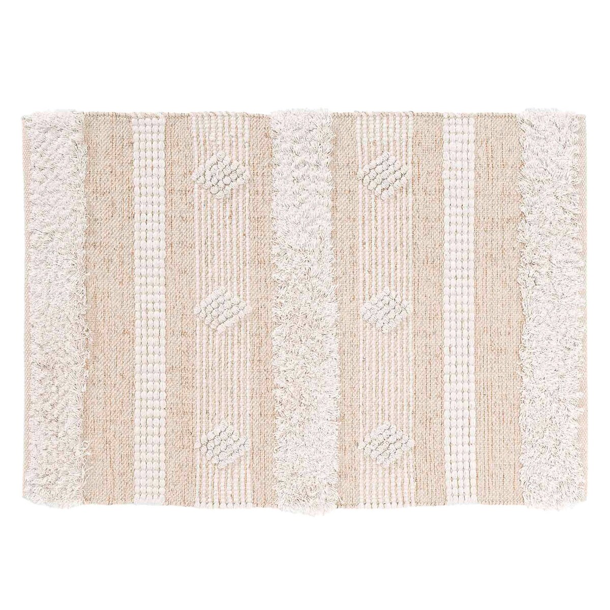 Dywanik boho beżowy ATHOS, 60 x 90 cm | home&you