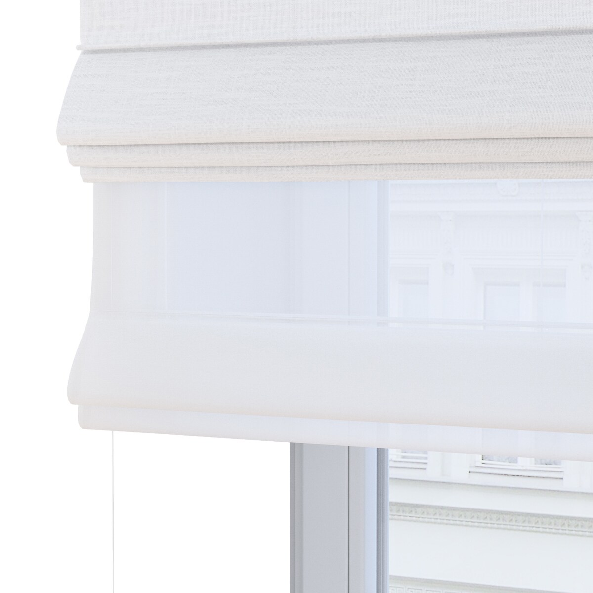 Roleta rzymska Duo 110x150 biały | home&you