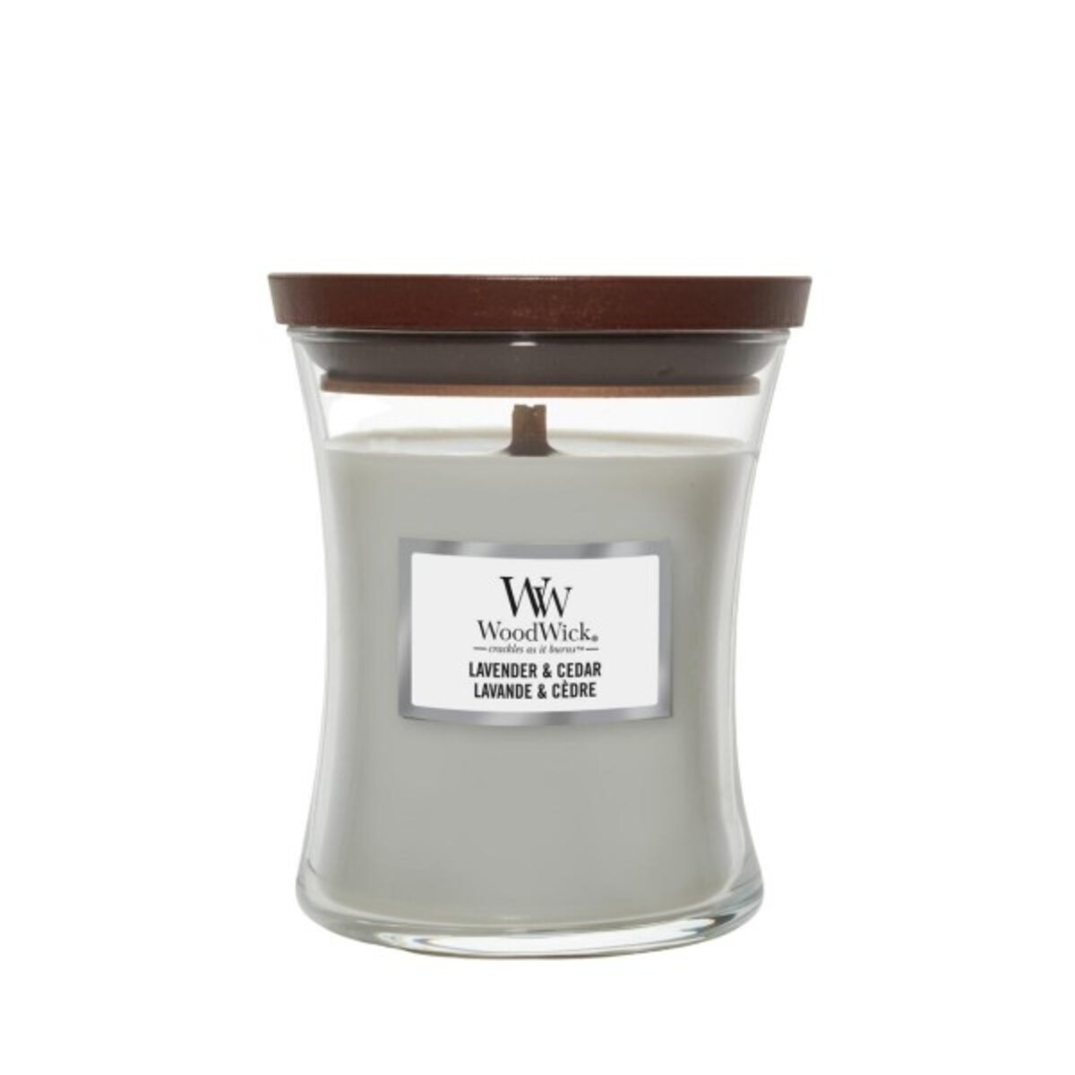 WoodWick świeca średnia LAVENDER & CEDAR | home&you