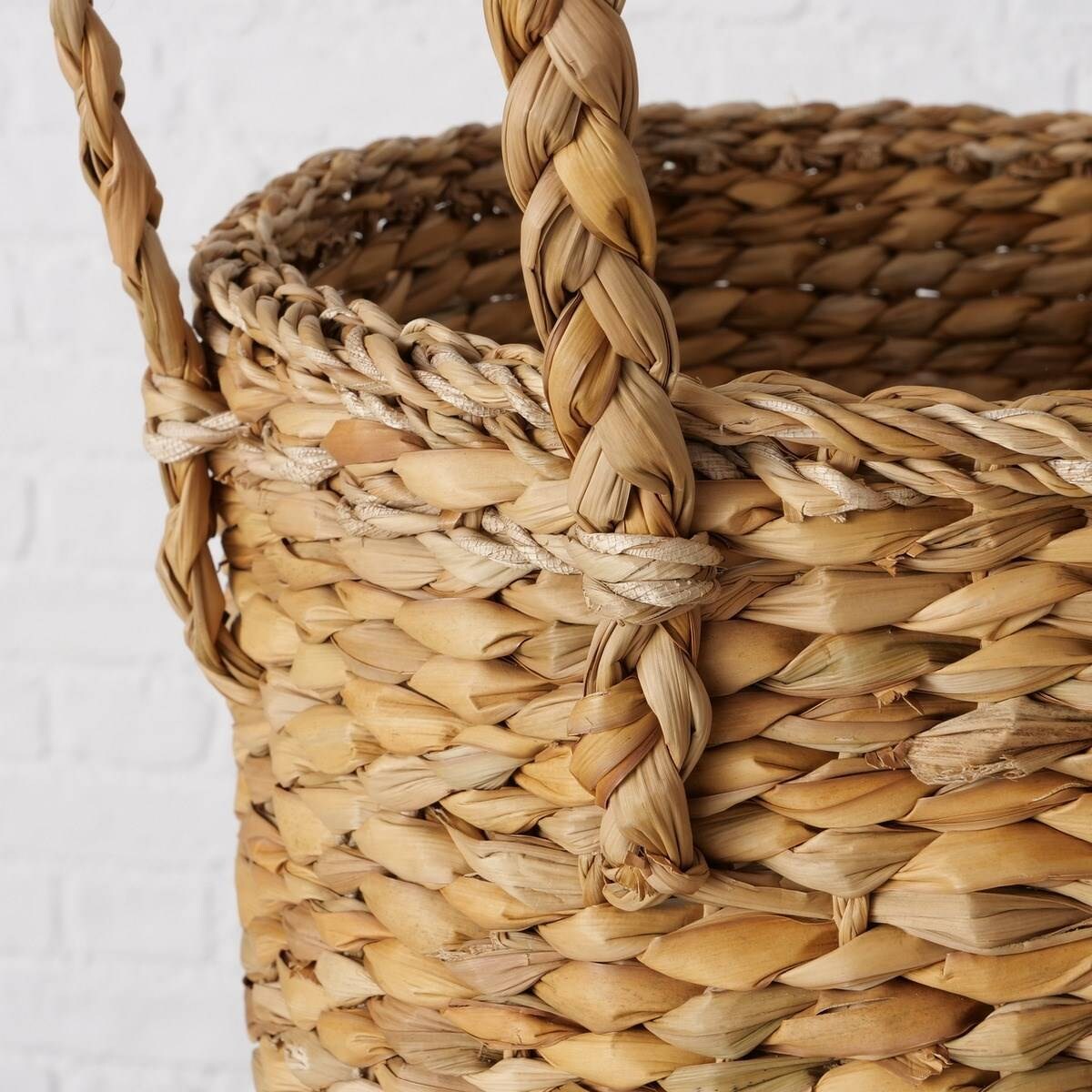 Plecione kosze z trawy morskiej Natino, 3 sztuki | home&you