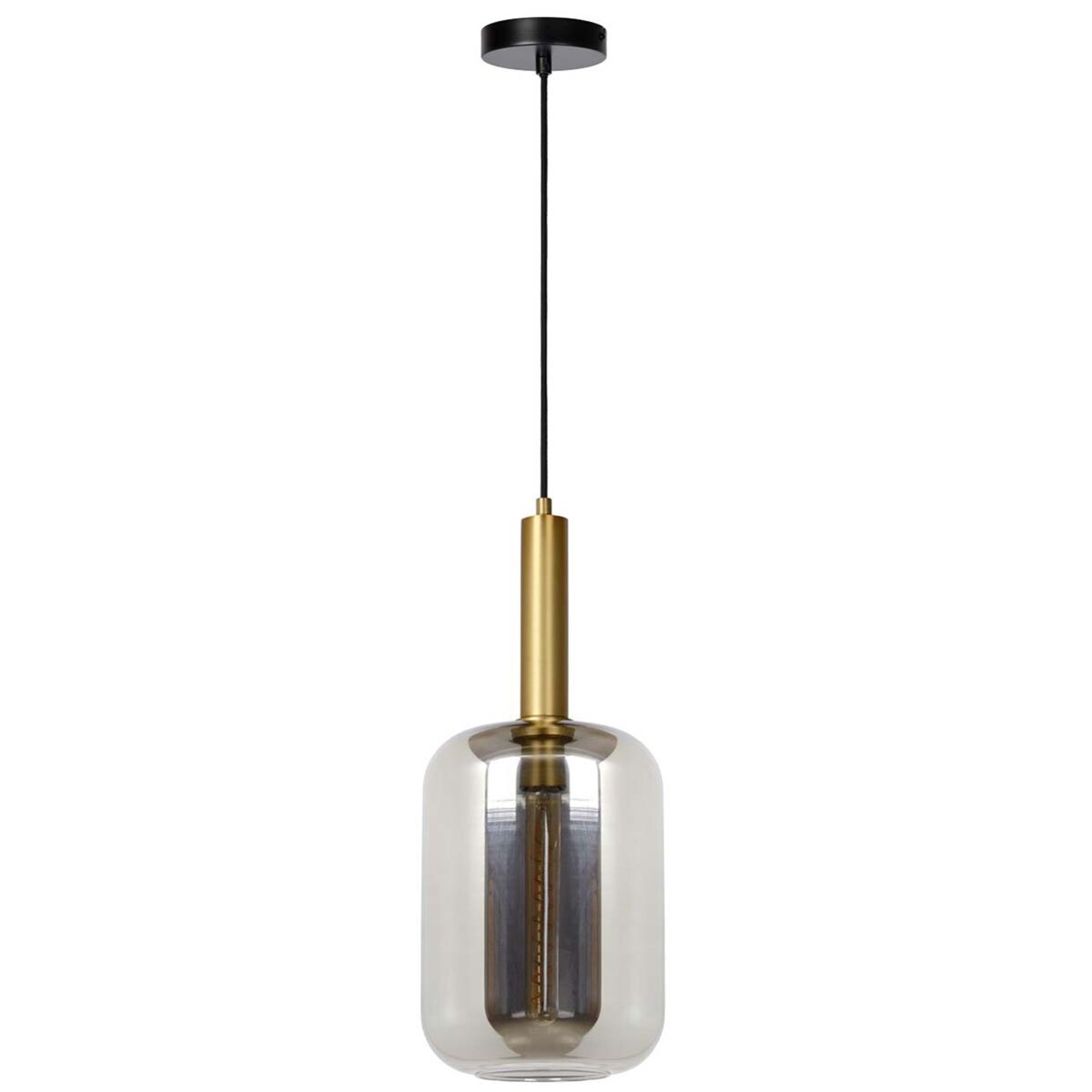 Loftowa lampa wisząca Joanet 45494/01/65 szklana do sypialni złota ...