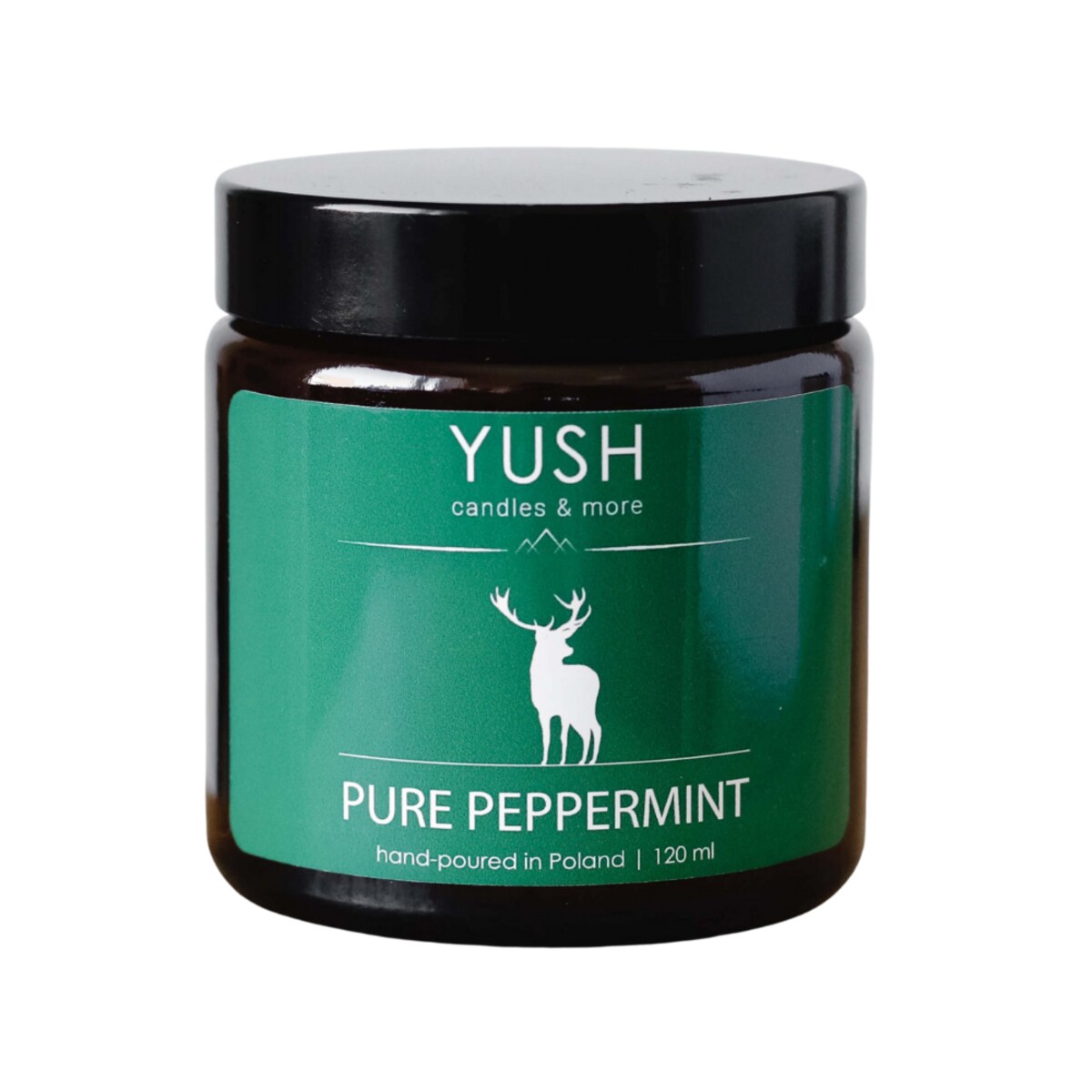 PURE PEPPERMINT MIĘTA PIEPERZOWA ŚWIECA ETERYCZNA - YUSH - 120ml | home&you